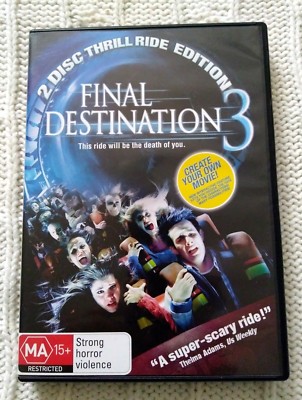 Final Destination 3 (DVD, 2006) R-4, LIKE NEW, FREE POST IN AUSTRALIA ...