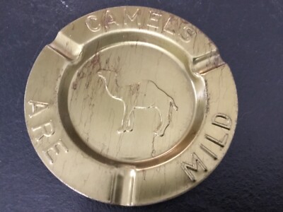 Camel Ashtray Metal "Are Camels Mild" | eBay