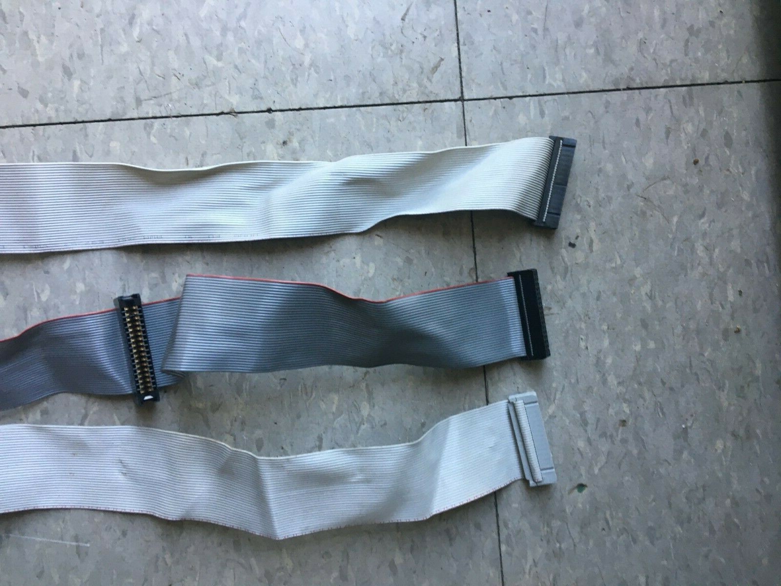 Floppy cables, vintage lot of 3 pulled from parted out pc's (#9067) | eBay