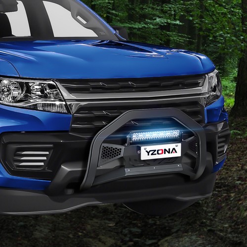 Steel Bull Bar Push Bumper Grille Guard for 2015-2022 Chevy Colorado ...