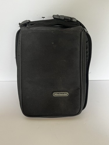 Official Nintendo Black Carrier Bag Gameboy Games DS With Strap A.I.S ...