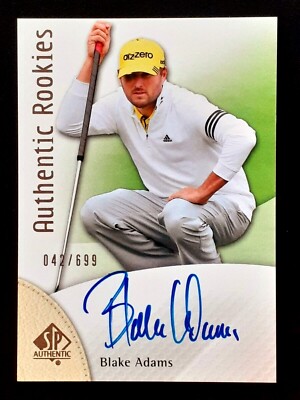 BLAKE ADAMS RC AUTOGRAPH 2014 SP AUTHENTIC NO 80 #042/699 2267 | eBay