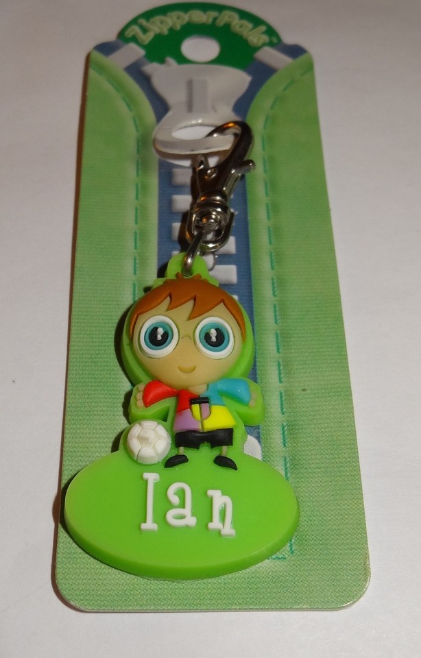 Zipper Pulls Kids Name Tag Zipper Pals ID Charm Backpack Bag Choose ...