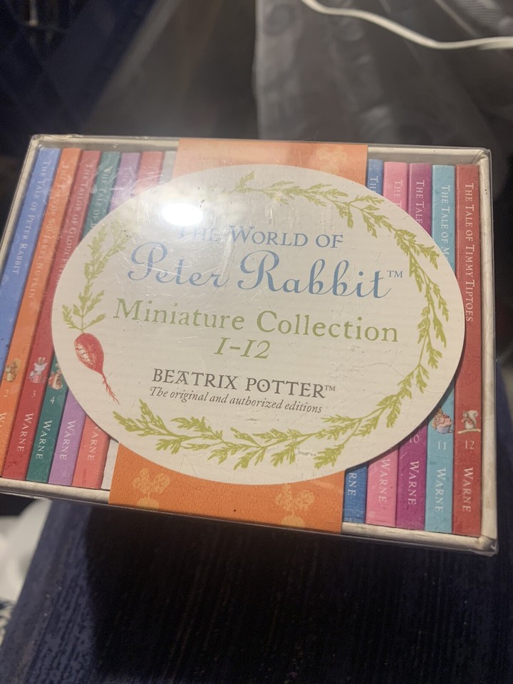 The World Of Peter Rabbit Miniature Collection 1-12 By Beatrix Potter ...