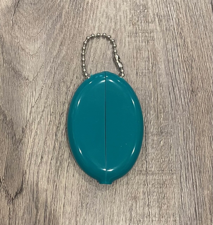 RUBBER SQUEEZE OVAL COIN PURSE MENS WOMENS MONEY HOLDER WALLET - Made ...