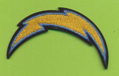 3" x 2" Embroidered Helmet Iron On Patch - Los Angeles Chargers | eBay