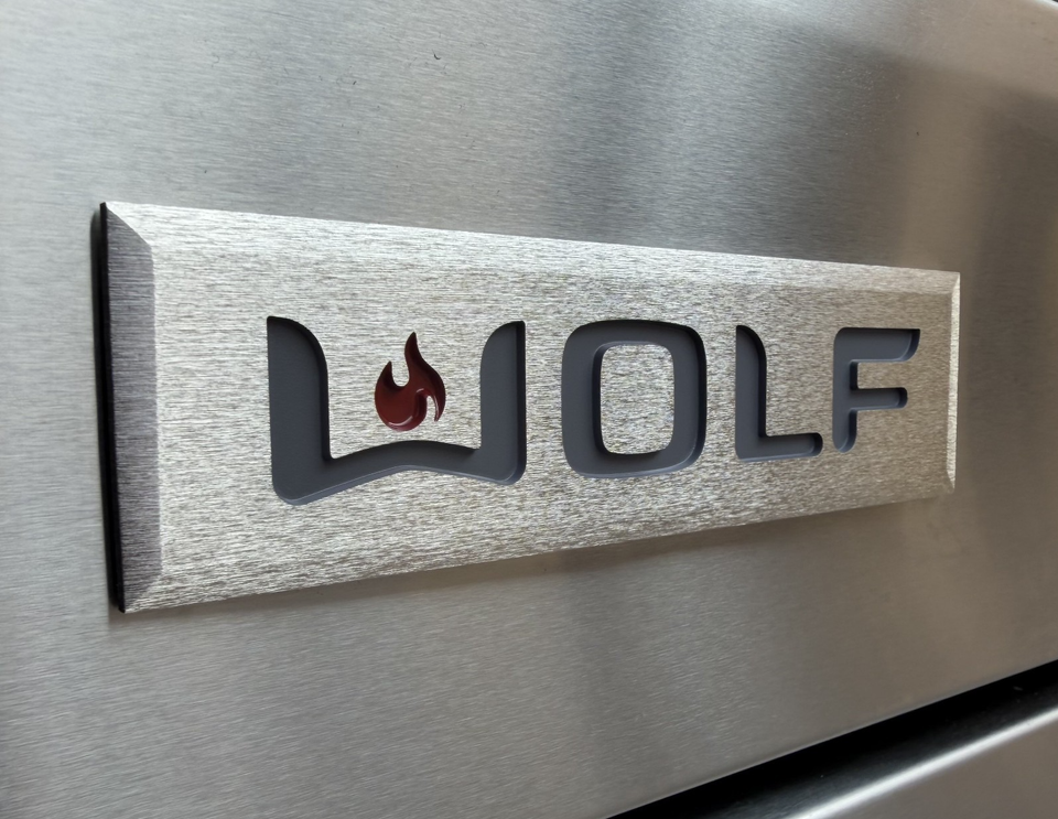 Wolf DF366 - 36" PRO Dual Fuel Range 6 Burners Stainless Red Knobs | eBay