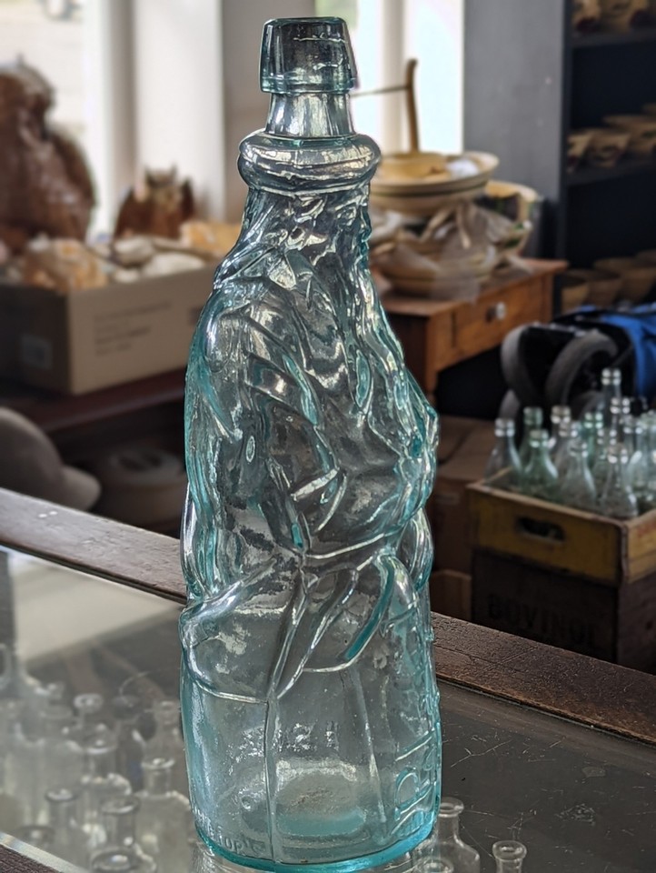 ***AWESOME*** Ricker Sons POLAND WATER Figural Moses Mineral Spring ...