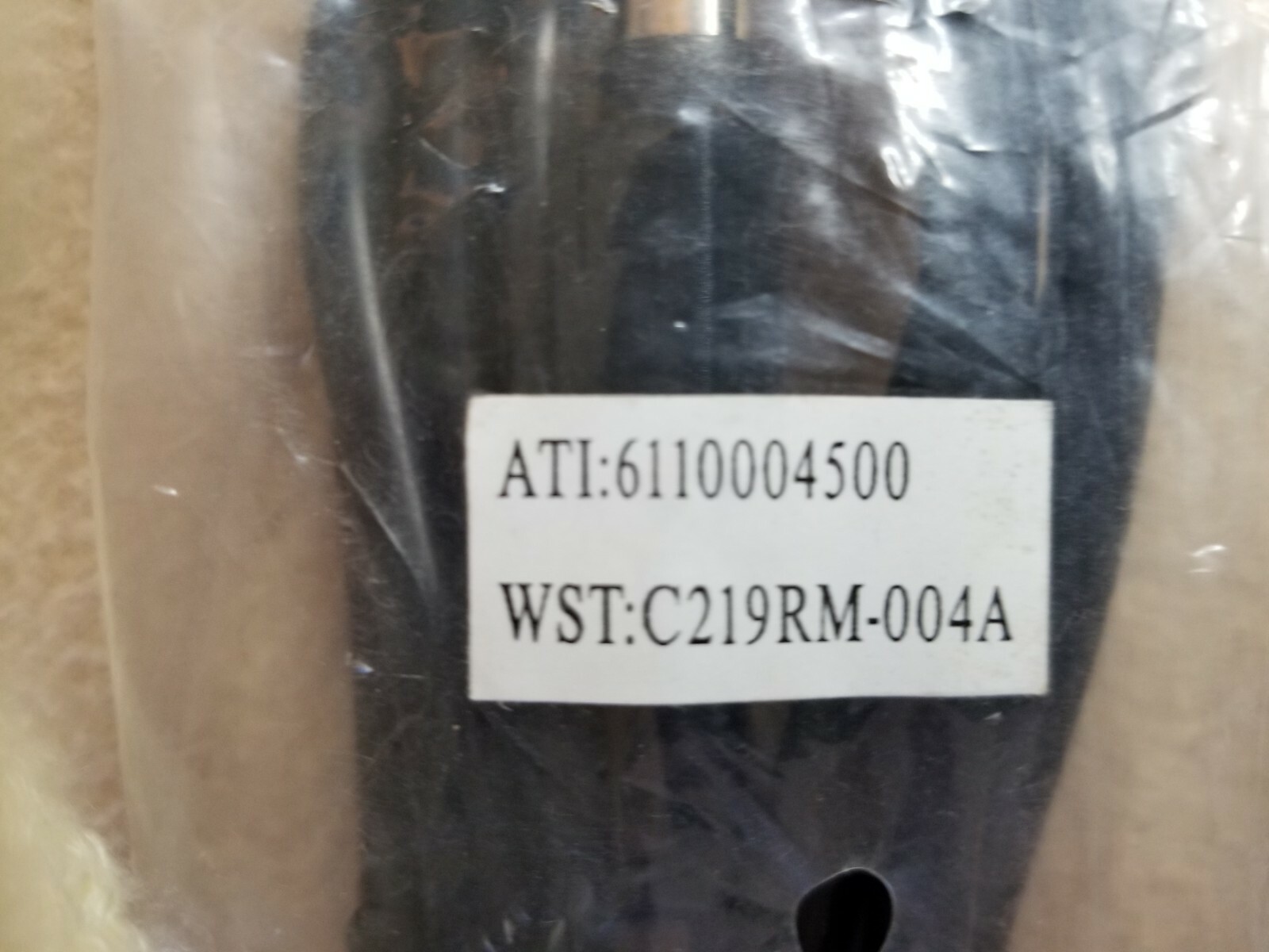 ATI 4 Pin S-video A/V Black Cable 6 FT 6110004500 WST C219rm-004a for ...