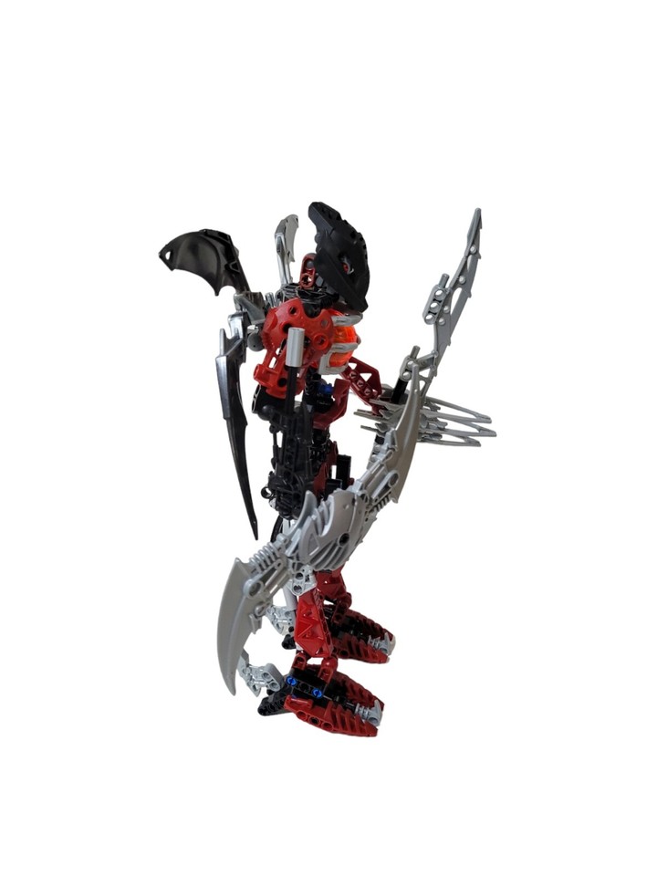 2008 LEGO Bionicle Warriors Makuta Icarax 8953 W/ 4 Hole Mask & Shadow ...