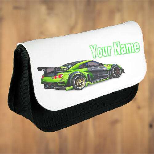 Personalised Nissan GTR Car Pencil Case Make Up Small Bag Great Gift ...