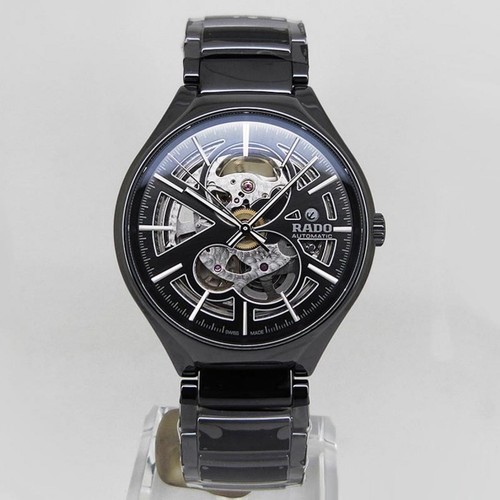 RADO Watch R27100112 True Automatic Open Heart Gray High-tech ceramic ...