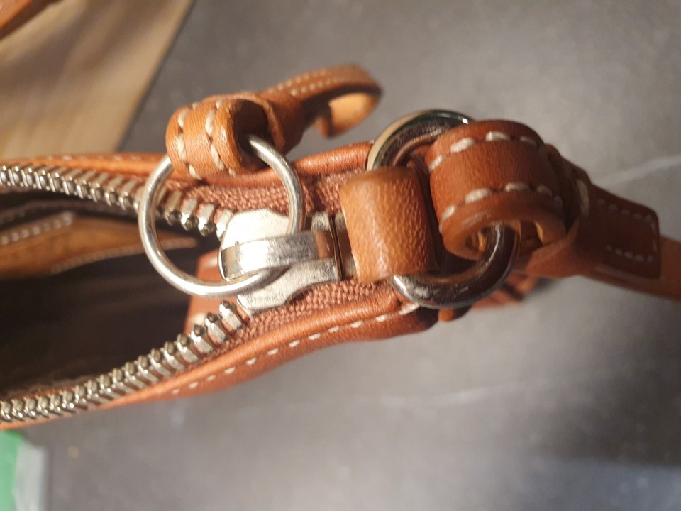 Coach 7578 Crossbody Shoulder Bag Purse British Tan Leather 9x6" Small ...