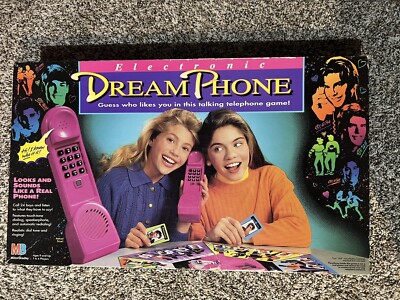 Vintage Milton Bradley Electronic Dream Phone Board Game 1991 ...