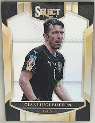 2016-17 Panini Select Soccer Terrace base - Gianluigi Buffon #47 Italy ...