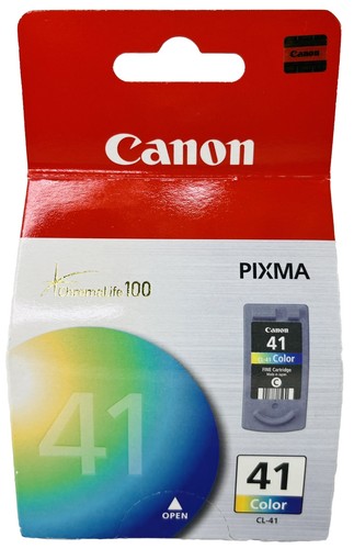 Canon Genuine ChromaLife 100 Pixma 41 Color CL-41 Fine Printer Ink ...