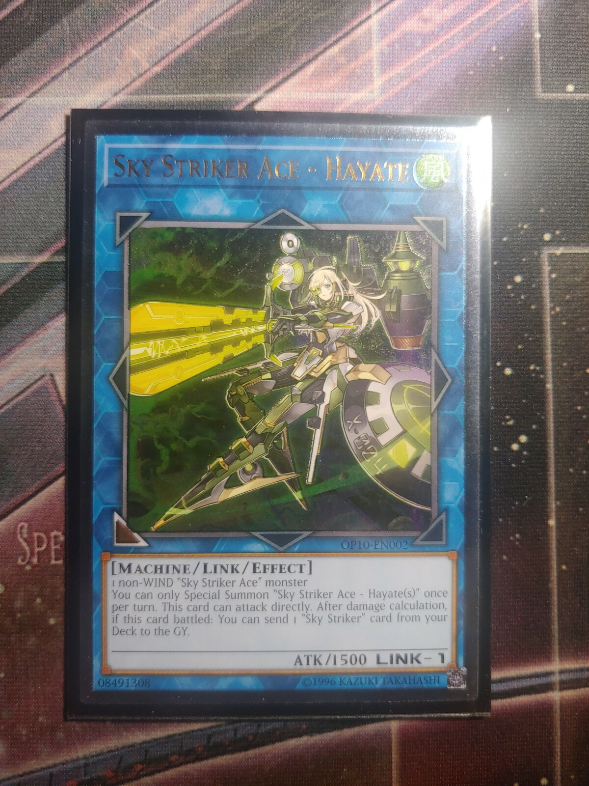 1x Yu-Gi-Oh!- NM Sky Stiker Ace - Hayate OP-10-EN002 | eBay