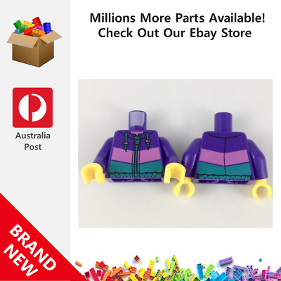 Genuine LEGO™ Dark Purple Torso Jacket with Medium Dark 973 6231969 New ...