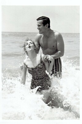 1959 Vintage Photo Shirtless Actor Henry Silva in swimsuit at Los Angeles Beach | eBay
