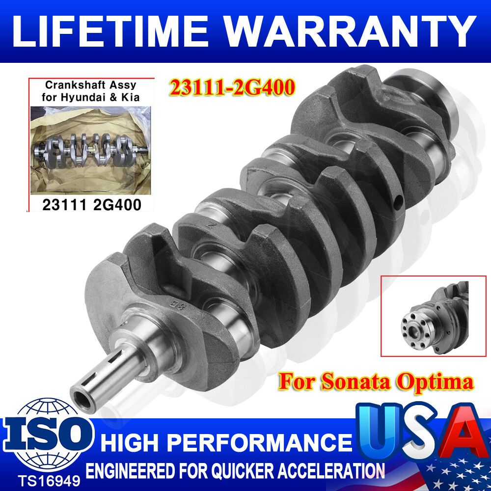 Crankshaft 23111-2G400 For Hyundai Genesis Coupe Sonata Kia Optima ...