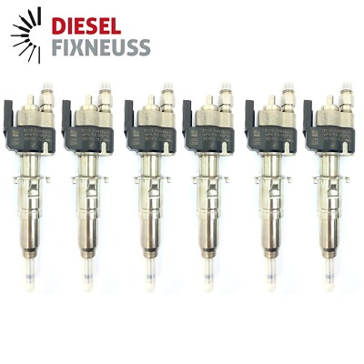 SET OF 6 GENUINE OEM FUEL INJECTORS FOR BMW N54 & N63 BMW INDEX 12 11 ...