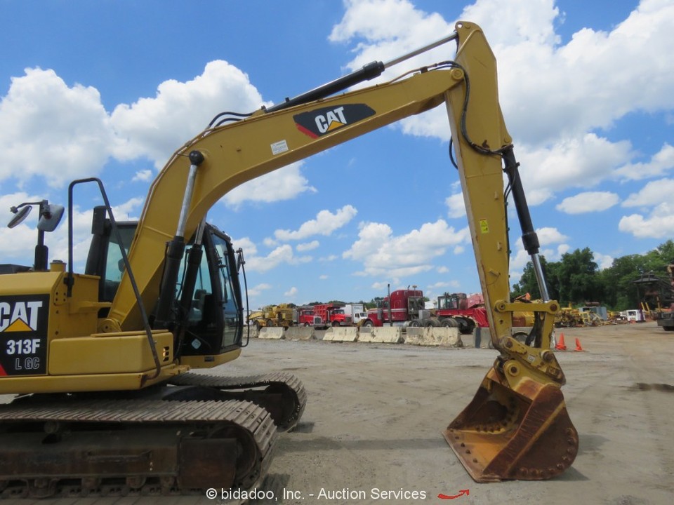 2019 Caterpillar 313FLGC Excavator Cab Trackhoe Cold A/C Hyd Q/C Bucket ...