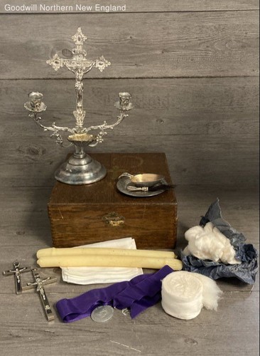 Vintage Unbranded Catholic Sick Call Last Rites Box | eBay