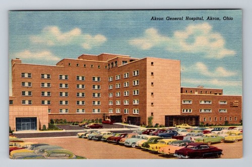 Akron OH-Ohio, Akron General Hospital, Antique, Vintage Postcard | eBay