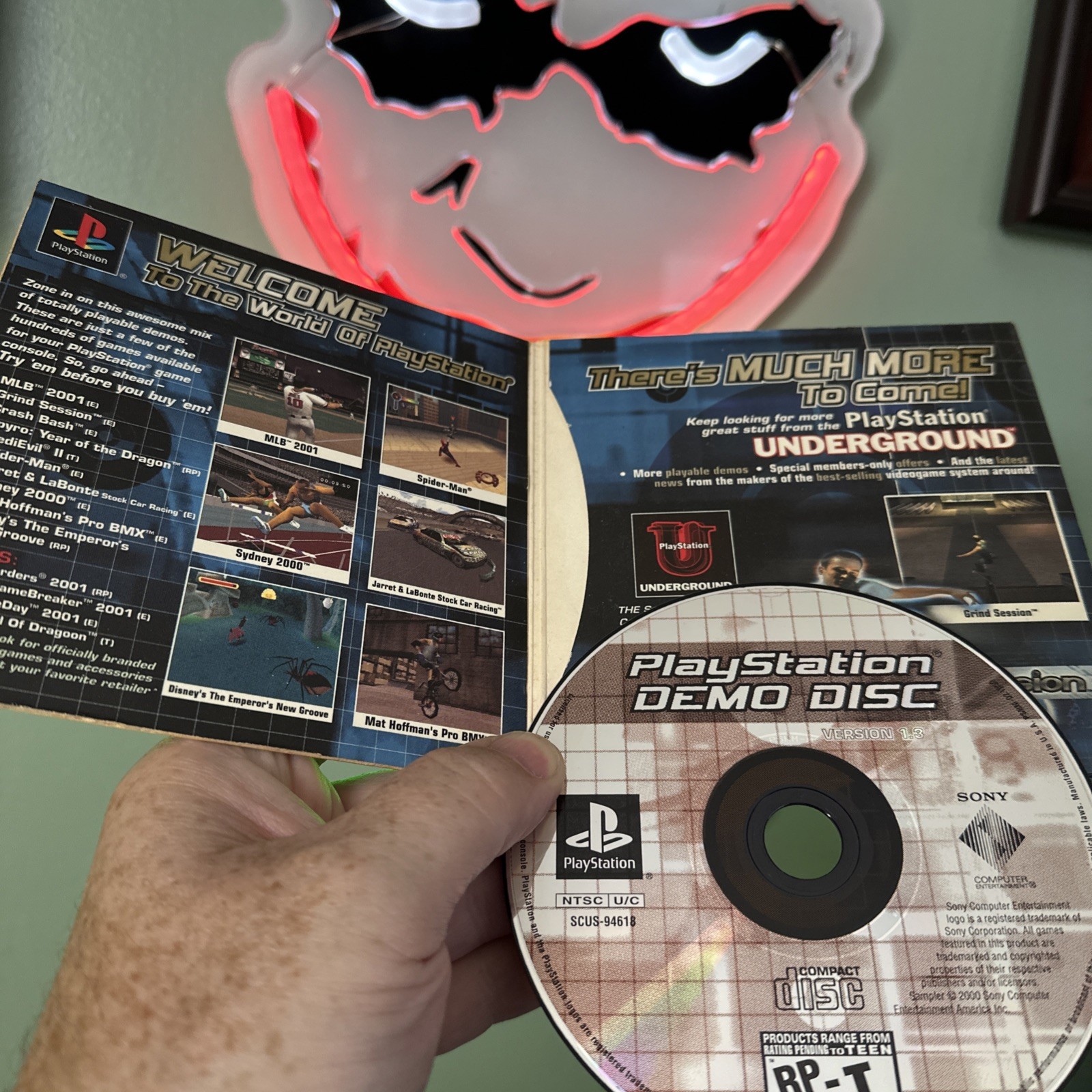 PlayStation Demo Disc PS1 Version 1.3 2000 Get in the Zone Sony Sampler ...