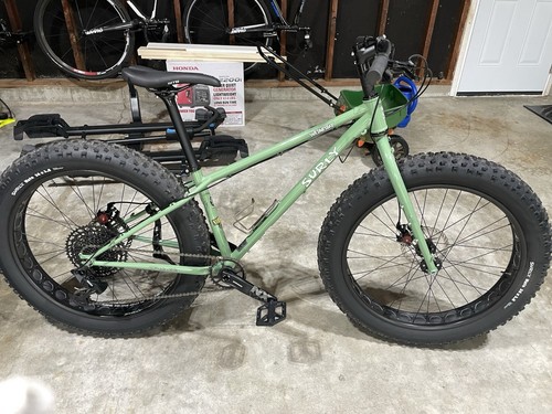 Surly Wednesday Fat Tire Bike Small Steel SRAM Eagle 12s Green | eBay