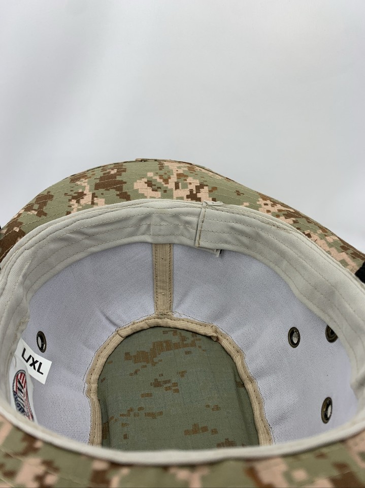 USMC Marine Corps Bucket Hat Hunter L/XL Digital Camo Outback Fishing ...