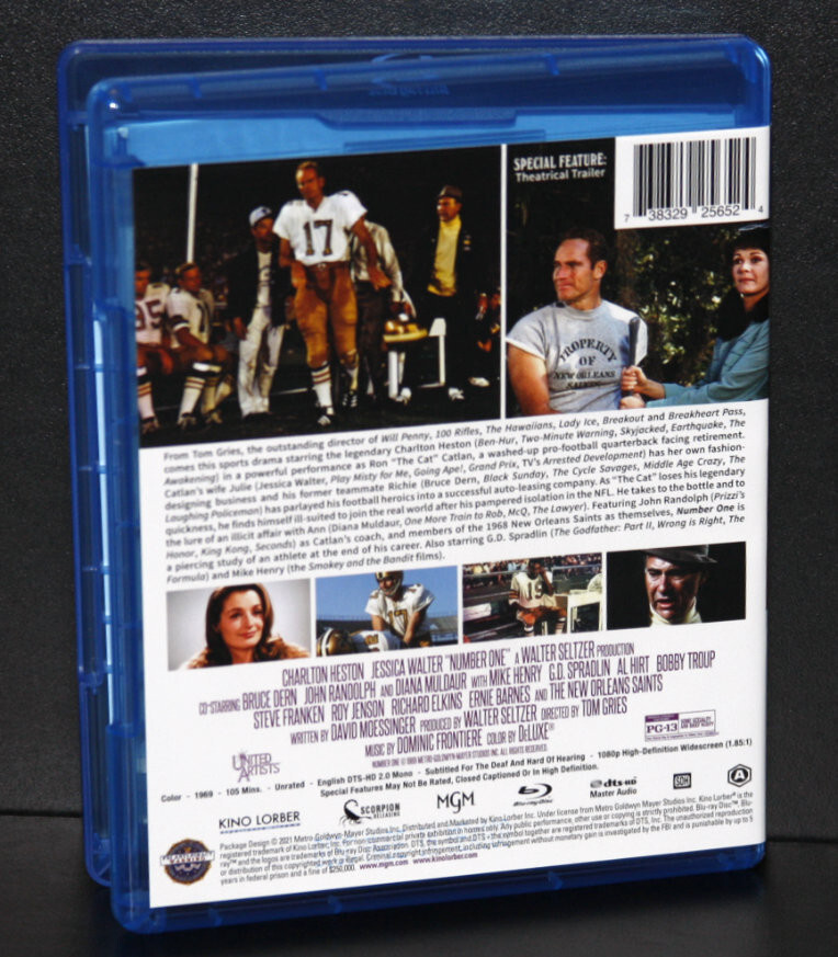 Number One [Blu-ray, 1969] Charlton Heston - Jessica Walter | eBay