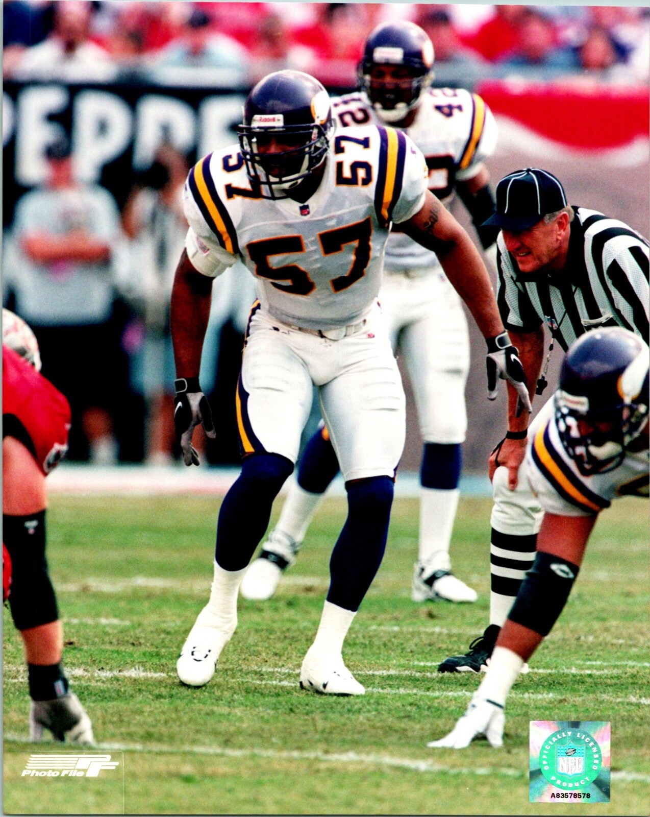 Dwayne Rudd Minnesota Vikings Photofile Unsigned 8x10 NFL Hologram ...
