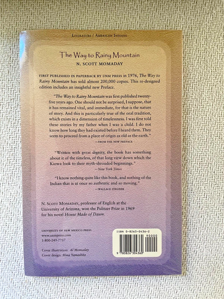 The Way to Rainy Mountain N. Scott Momaday PB New in Shrink Wrap | eBay