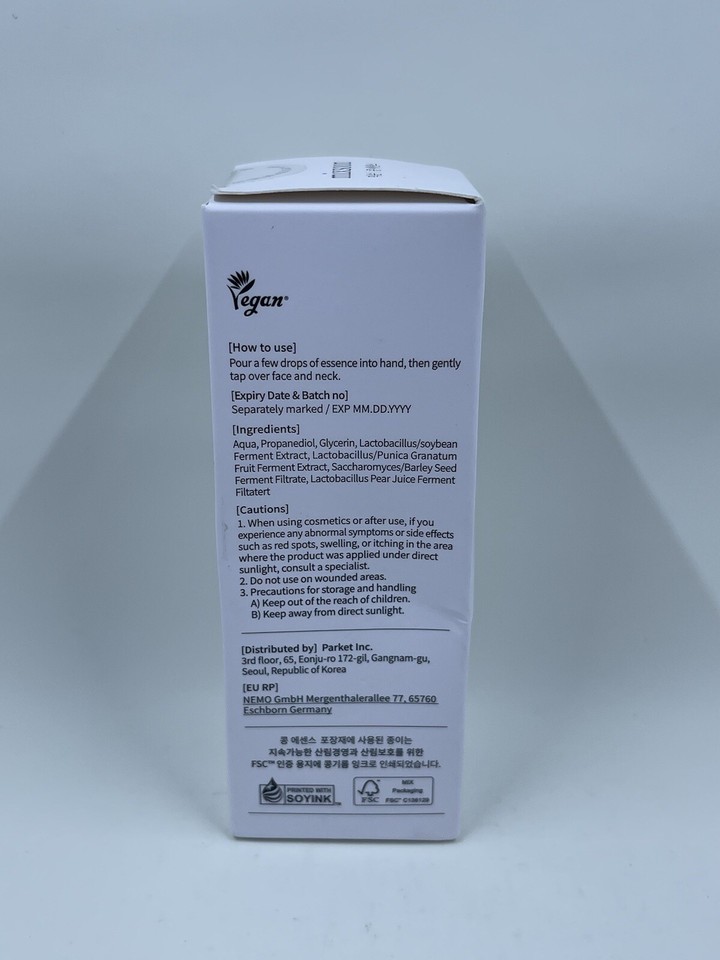 MIXSOON Bean Essence Vegansnail Exfoliating Essence For Face Korean ...