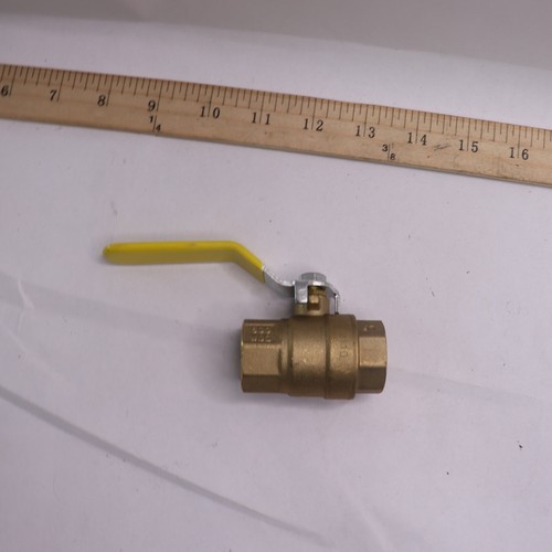 Nibco Full Port Forged Brass Ball Valve w/ Chrome Plated Lever Handle ...