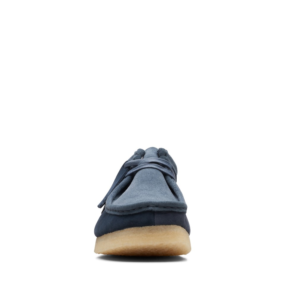 NEW MENS Clarks Originals Wallabee Navy Combi LIMITED EDITION Two Tone ...