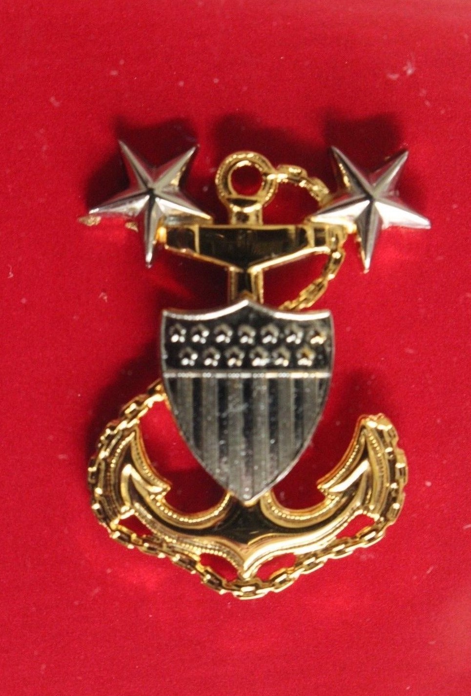 USCG COAST GUARD REDUCED SIZE MCPO MASTER CHIEF PETTY OFFICER GARRISON ...