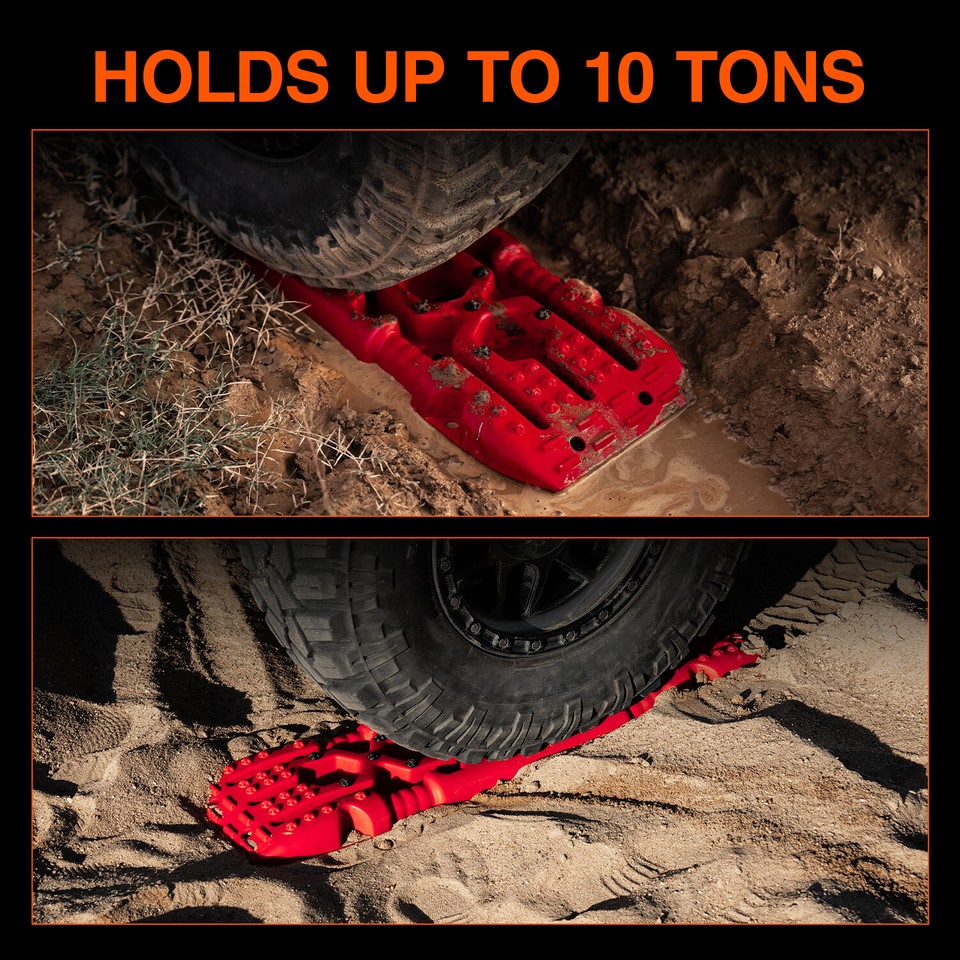 NEVERLAND Recovery Tracks Traction Boards Sand Mud 4WD Off-Road Tire ...