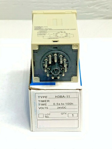 Relay H3BA-11 Multifunction Timer Solid State 24VDC 250VAC 5A New with ...