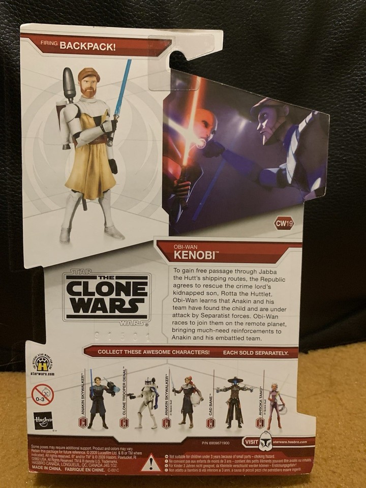 New In Box Star Wars The Clone Wars Obi-Wan Kenobi CW19 | eBay