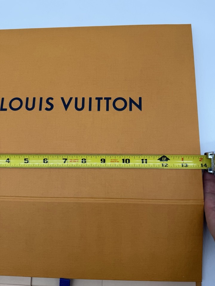 Authentic LOUIS VUITTON LV Gift Box Magnetic Large 14"x10"x5" Empty Box ...