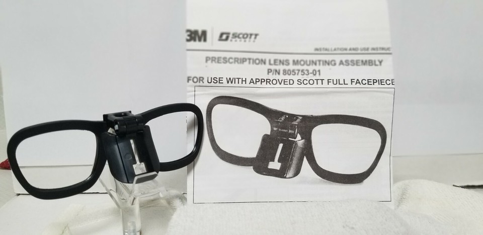 Scott Model Respirator Spectacle Kit, AV-3000 Facepieces #805753-01 ...