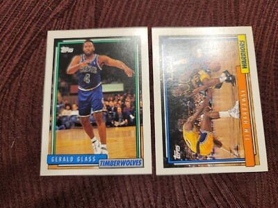 1992-93 Topps #188 Tim Hardaway Warriors and Gerald Glass 171# | eBay