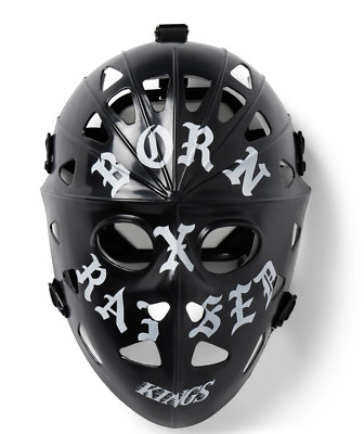 BORN X RAISED + KINGS ROCKER HOCKEY MASK, BLACK MASK 🔥 CONFIRMED ORDER ...