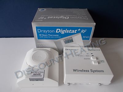 Drayton Digistat Wireless Reciever + RF Room thermostat RF601 | eBay UK