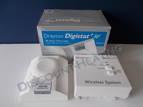 Drayton Digistat Wireless Reciever + RF Room thermostat RF601 | eBay
