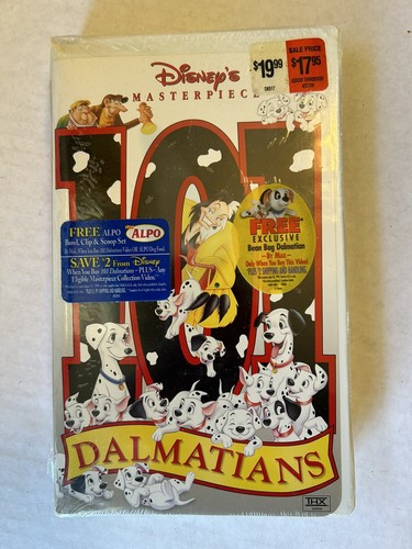 Disney Masterpiece Collection 101 Dalmations VHS Sealed | eBay