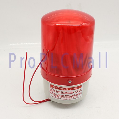1PCS LTE-1101J Industrial AC 110V Bulb Flash Siren Emergency Rotary ...