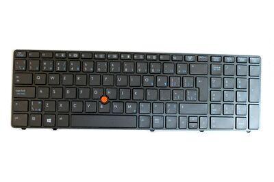 HP Elitebook 8560w 8570w KeyBoard DP With Number KP W8-CAN/ENG - 703151 ...